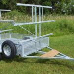Galvanized 6 Place Canoe & Kayak Trailers for Sale | Remackel Trailers