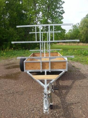 Galvanized 6 Place Canoe & Kayak Trailers for Sale | Remackel Trailers