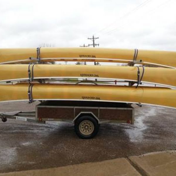 Galvanized 6 Place Canoe & Kayak Trailers for Sale | Remackel Trailers