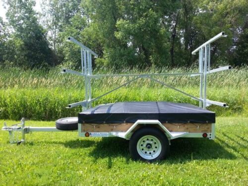 Galvanized 6 Place Canoe & Kayak Trailers for Sale | Remackel Trailers