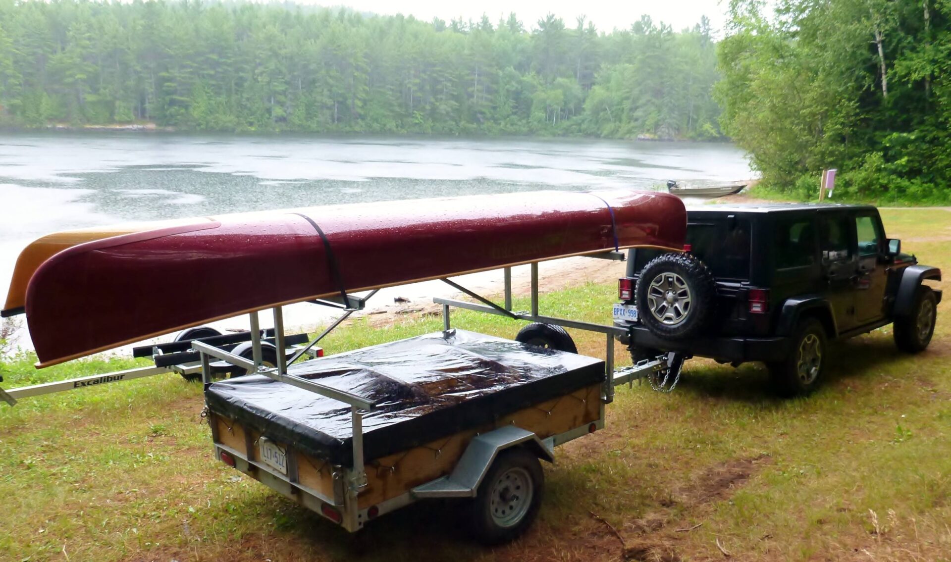 Canoe On Top Of Trailer at Dana Cohen blog