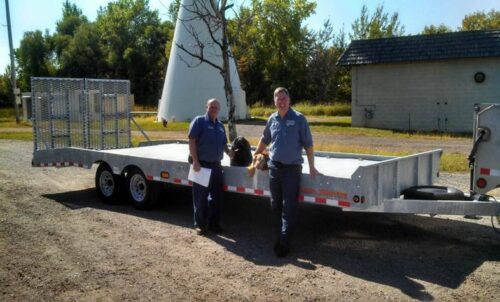 RW12 equipment trailer | Remackel Trailers